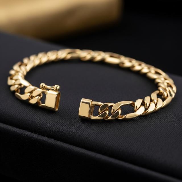 9 Model Gelang Emas Rantai Model Figaro Chain Kekinian, Perpaduan ...