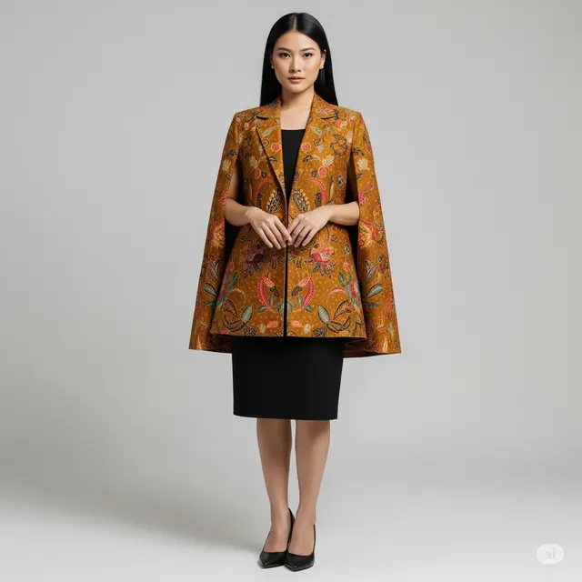 10 Model Jas Batik Masa Kini untuk Wanita: Modern dan Profesional - Hot ...