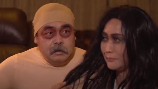 6 Momen Inul Daratista dan Suami Dandan Jadi Hantu, Hasilnya Bikin Pangling - Hot Liputan6.com