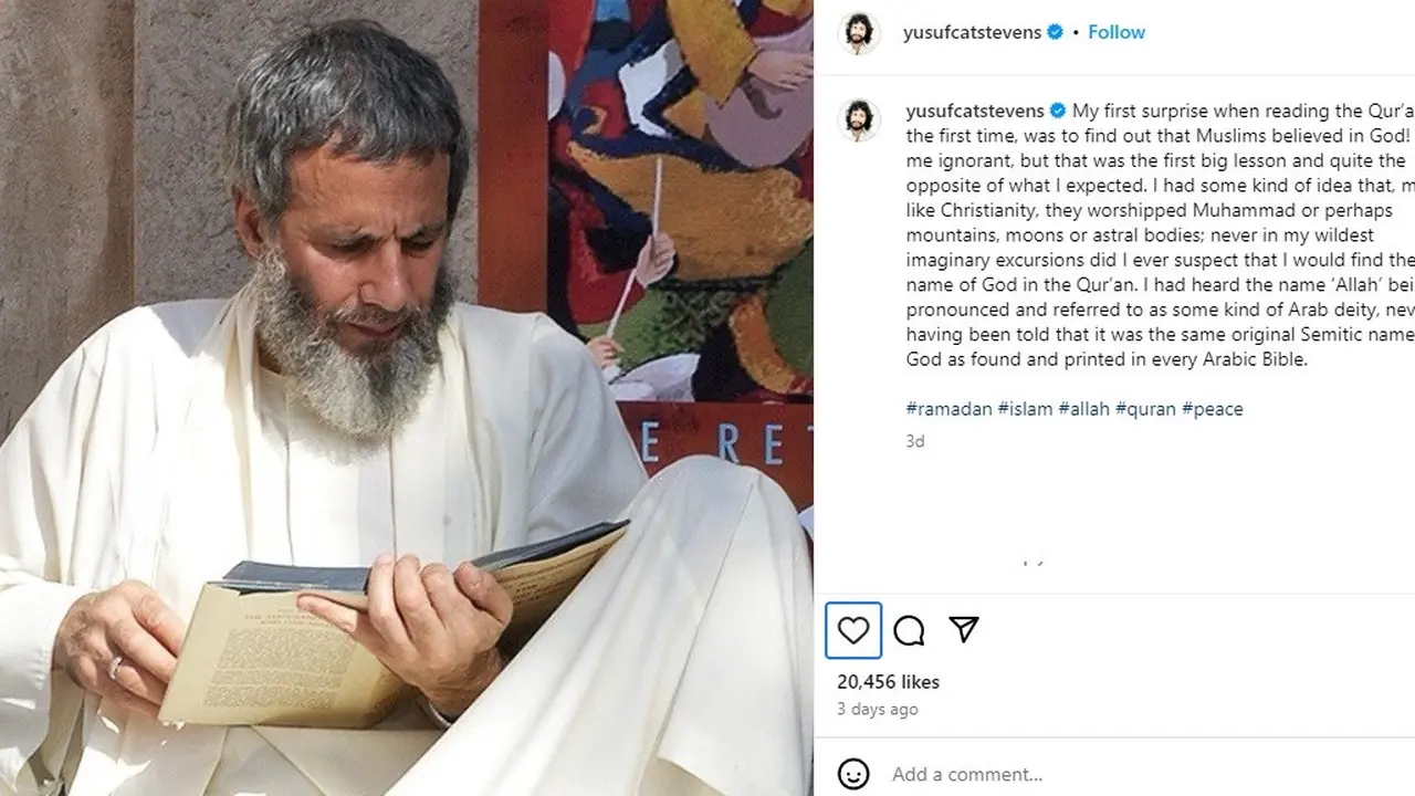 Cerita Cat Stevens atau Yusuf Islam Saat Baca Al-Qur’an Sebelum Jadi ...