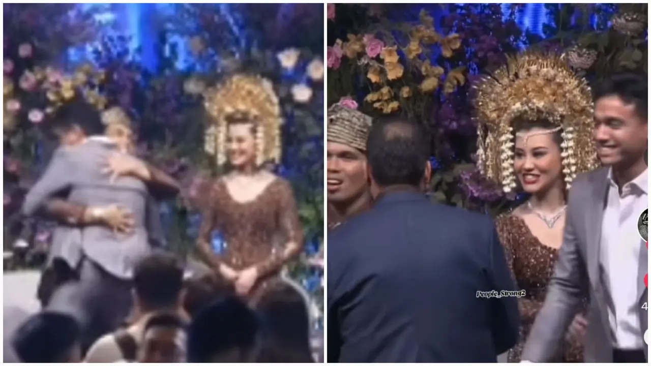 Thariq Halilintar Kegirangan Saat Fadly Faisal Kakak Fuji Datang ke Nikahannya - ShowBiz ...