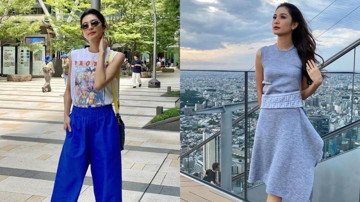 6 OOTD Mikha Tambayong Liburan di Jepang Curi Perhatian, Bergaya Boyish ...