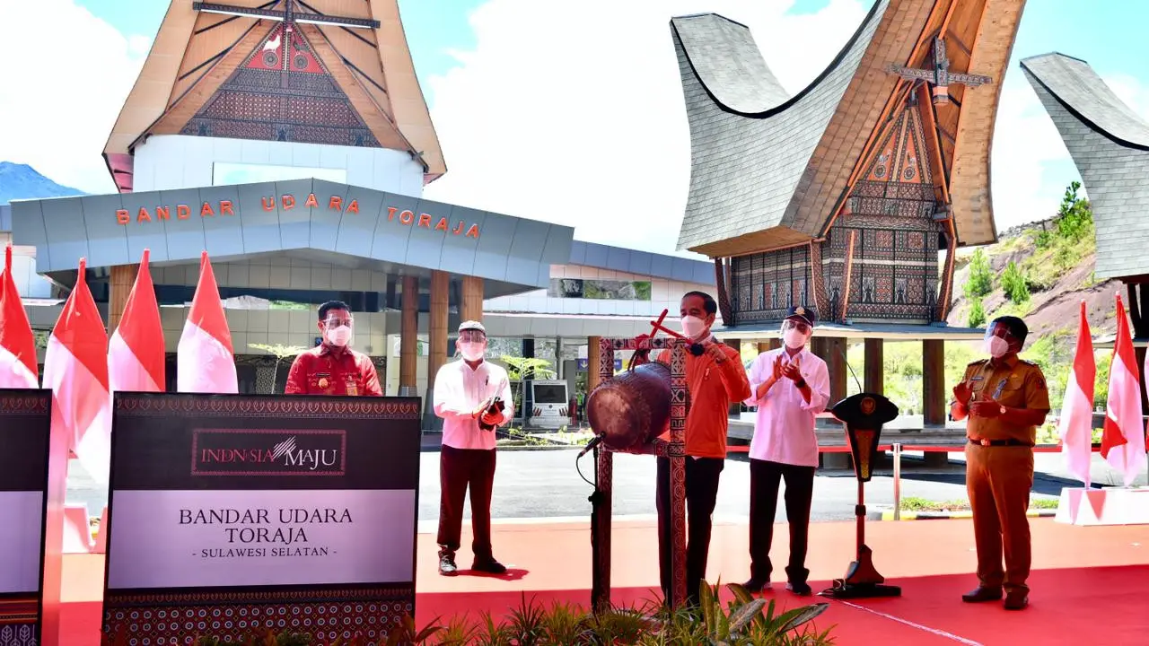 Jokowi Resmikan Bandara Tana Toraja Sulsel dan Bandara Pantar NTT ...