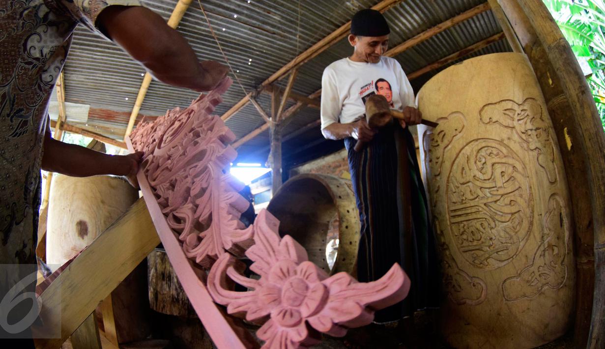 Berkah Ramadan, Pengrajin Bedug Magelang Kebanjiran Order - Foto ...