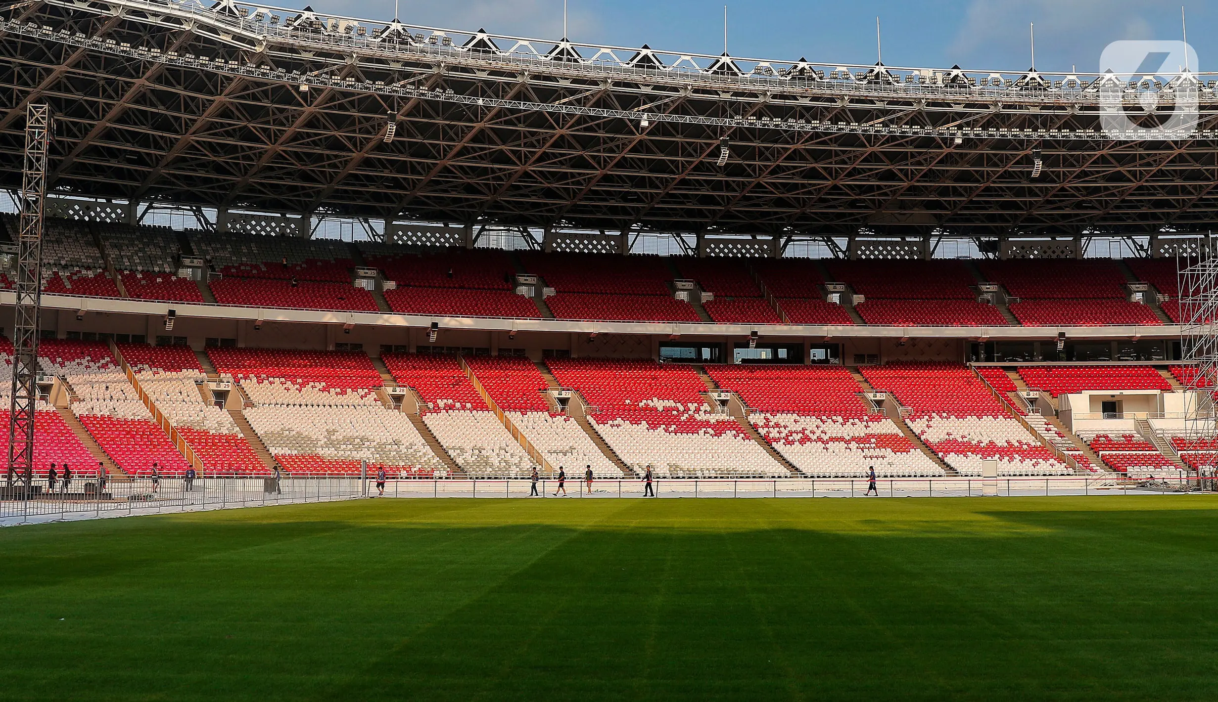 Rumput Stadion Utama Gelora Bung Karno Memprihatinkan usai Gelaran Konser BLACKPINK - Foto ...
