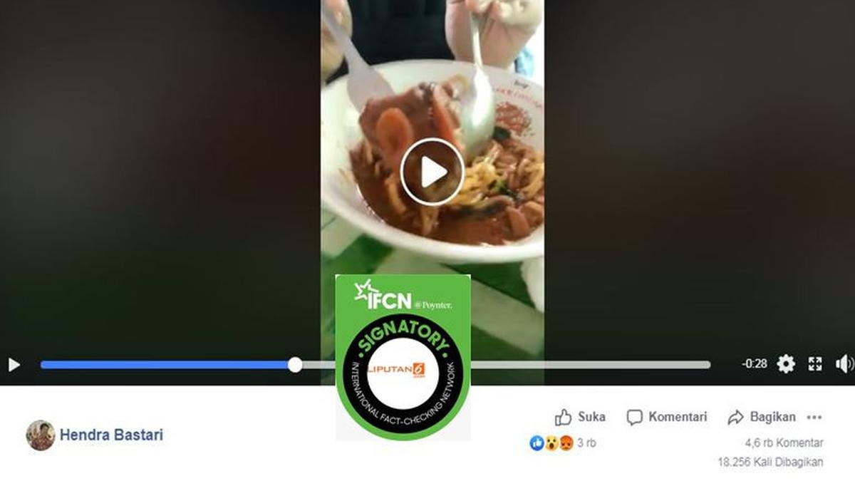 [Cek Fakta] Video Viral Campuran Daging Tikus di Semangkuk Mi Ayam, Ini ...