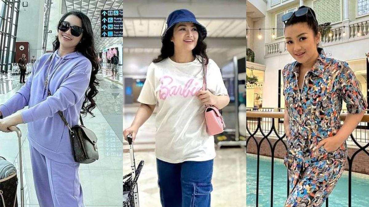 8 Gaya OOTD Liburan Fitri Carlina, Dipuji Punya Style Keren sebagai Istri Pilot - Photo Fimela.com