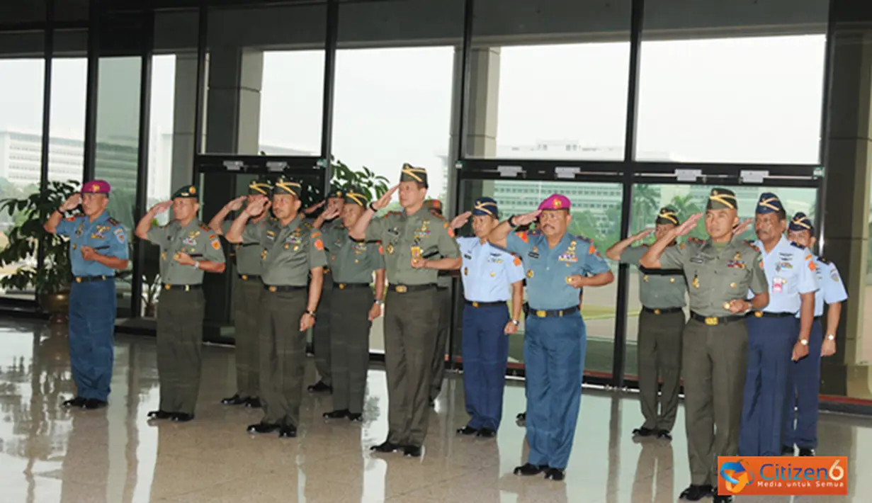 Kenaikan Pangkat 16 Pati TNI - Foto Liputan6.com