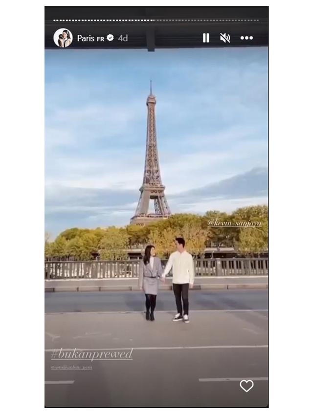 6 Potret Kevin Sanjaya dan Valencia Tanoe di Paris, Sedang Persiapkan ...
