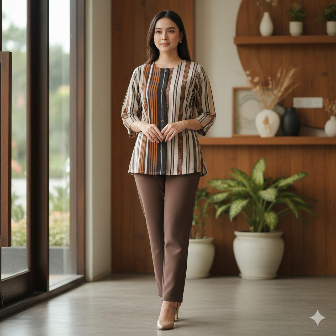9 Model Baju Lurik Kekinian, Inspirasi yang Bikin Penampilan Elegan dan ...
