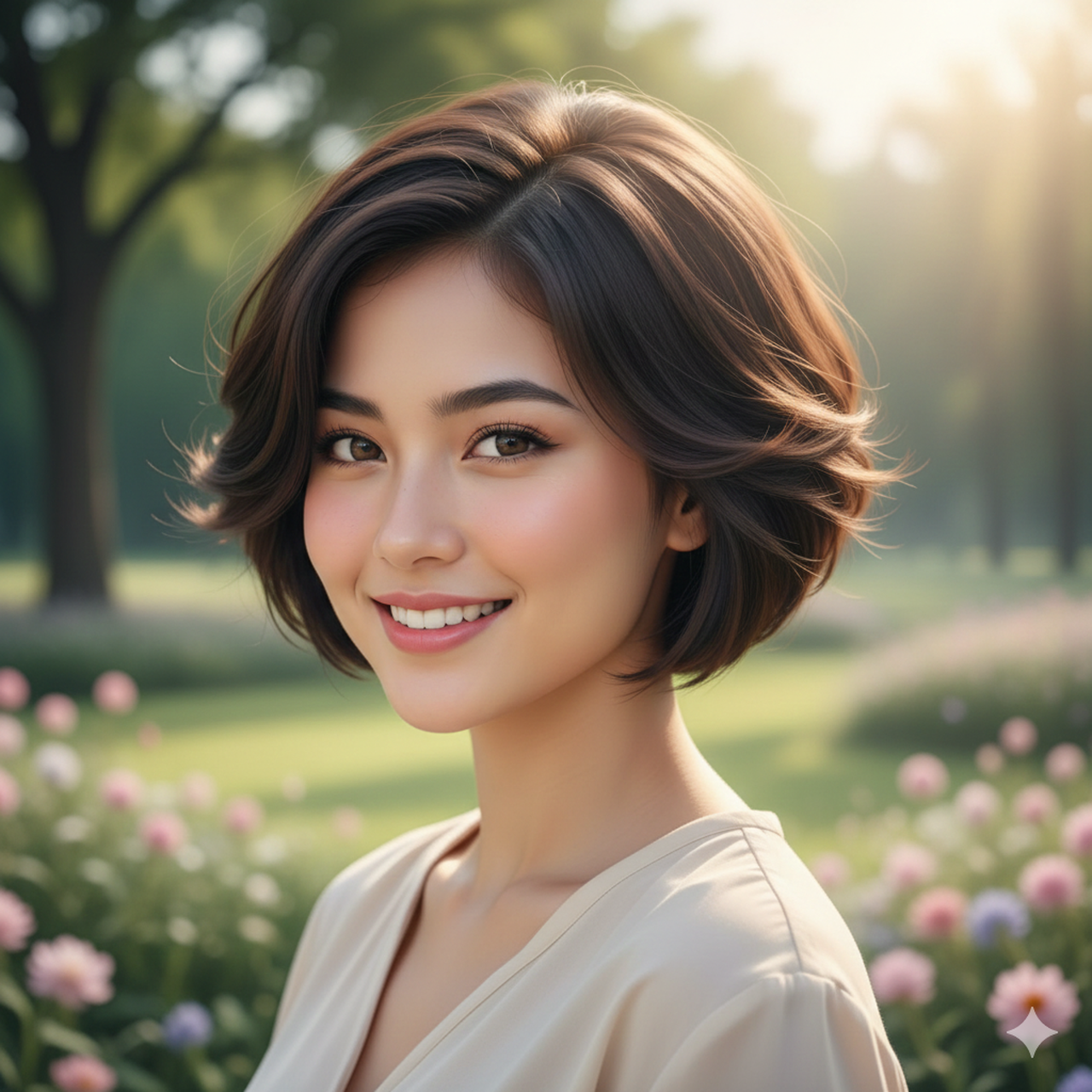 7 Model Rambut Wanita Pendek Butterfly, Bikin Wajah Terlihat Lebih ...