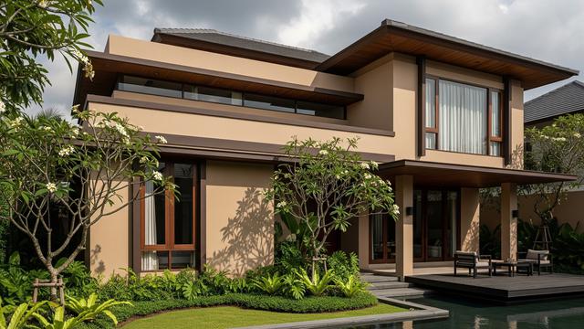 10 Kombinasi Warna Earth Tone, Bikin Eksterior Rumah Hangat dan Elegan