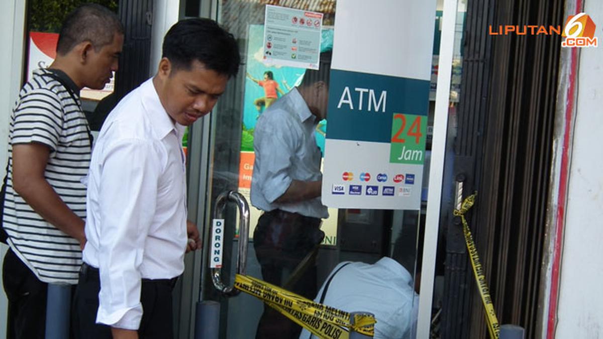Bobol Mesin ATM Pakai Las, Perampok Gagal Gondol Uang - News Liputan6.com