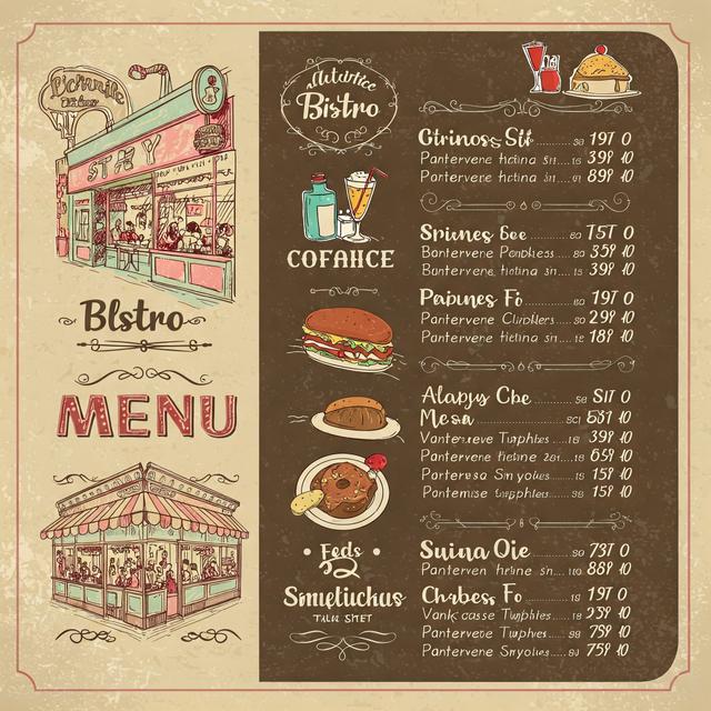 6 Contoh Desain Daftar Menu Keren dan Kekinian, Bikin Pelanggan Jadi ...