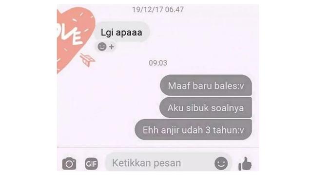 6 Jawaban Absurd Saat Ditanya Lagi Apa di Chat Ini Kocak, Bikin Meringis