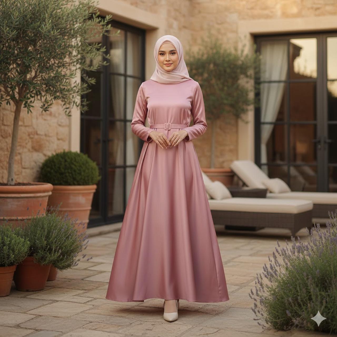 7 Model Gamis Bahan Satin Terbaru 2026, Tampilan Elegan dan Cocok untuk ...
