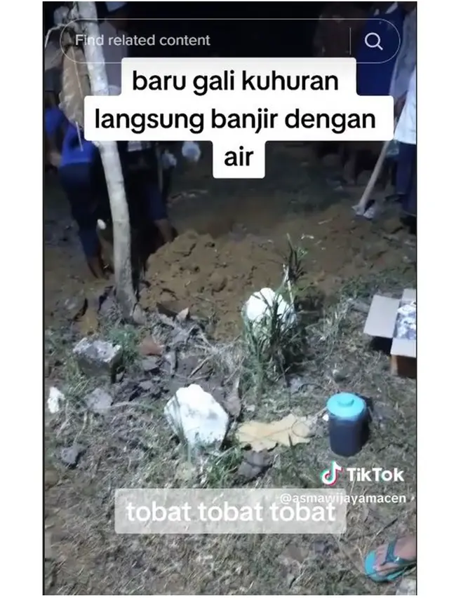 Liang Kubur Ini Baru Digali Tapi Langsung Dipenuhi Air, Netizen ...