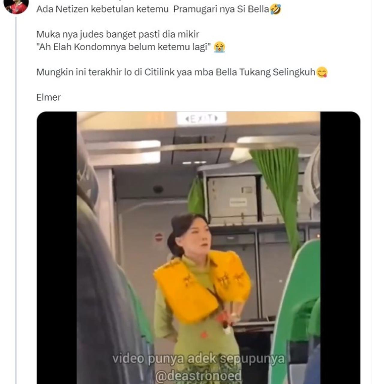 Viral Video Pramugari yang Diduga Selingkuh dengan Pilot, Pasang ...