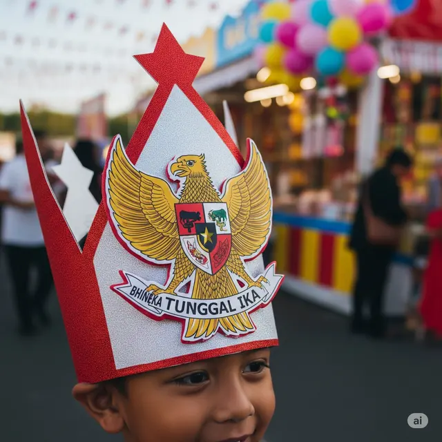 10 Inspirasi Mahkota 17 Agustus, Kreasi Unik untuk Karnaval HUT RI ke ...