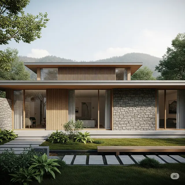 10 Rumah Sederhana Namun Elegan Cocok untuk Pasangan Muda, Desain ...