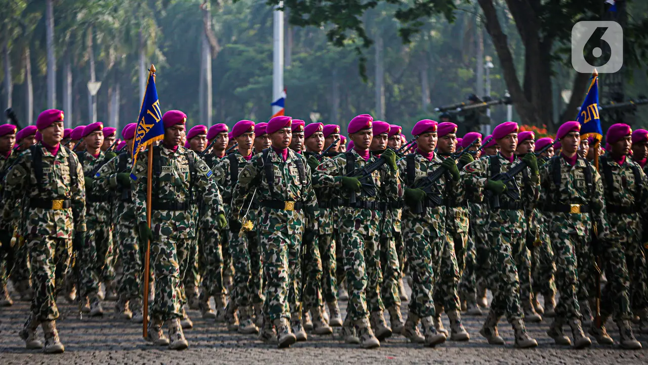 5 Fakta Menarik Kemeriahan HUT TNI 2023 di Monas, Jokowi Naik Tank Marinir hingga Parade ...