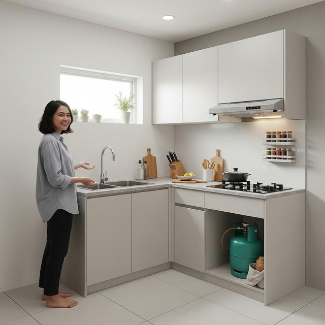 7 Ide Dapur Kecil di Sudut Rumah, Begini Trik Menatanya Agar Nyaman