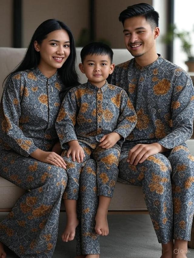 9 Model Sarimbit Batik Couple Modern untuk Keluarga Muda di 2025 ...