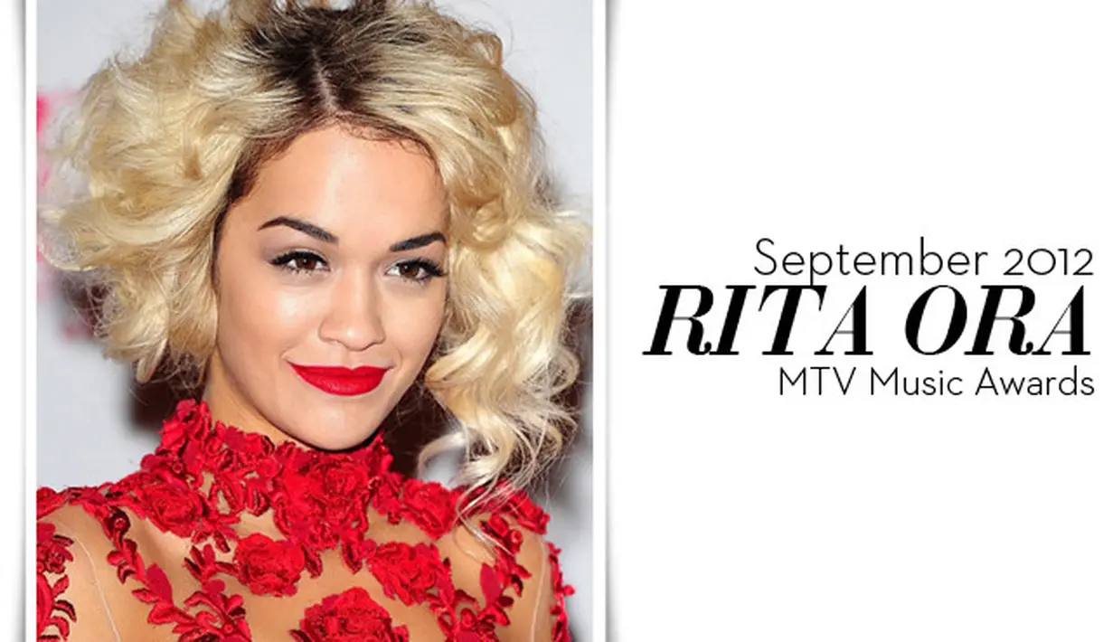 10 Cara Padu Padan Makeup & Lipstik Merah ala Rita Ora - Photo Fimela.com