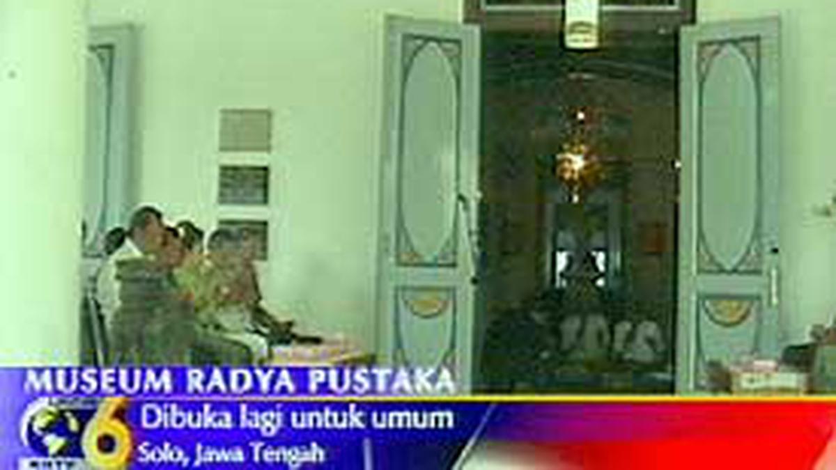 Museum Radya Pustaka Kembali Dibuka