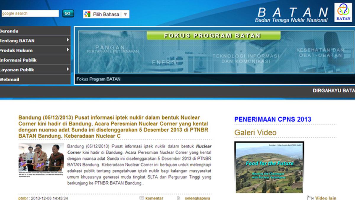 HUT ke-55 Batan, Semangat Baru Inovasi Nuklir - News Liputan6.com
