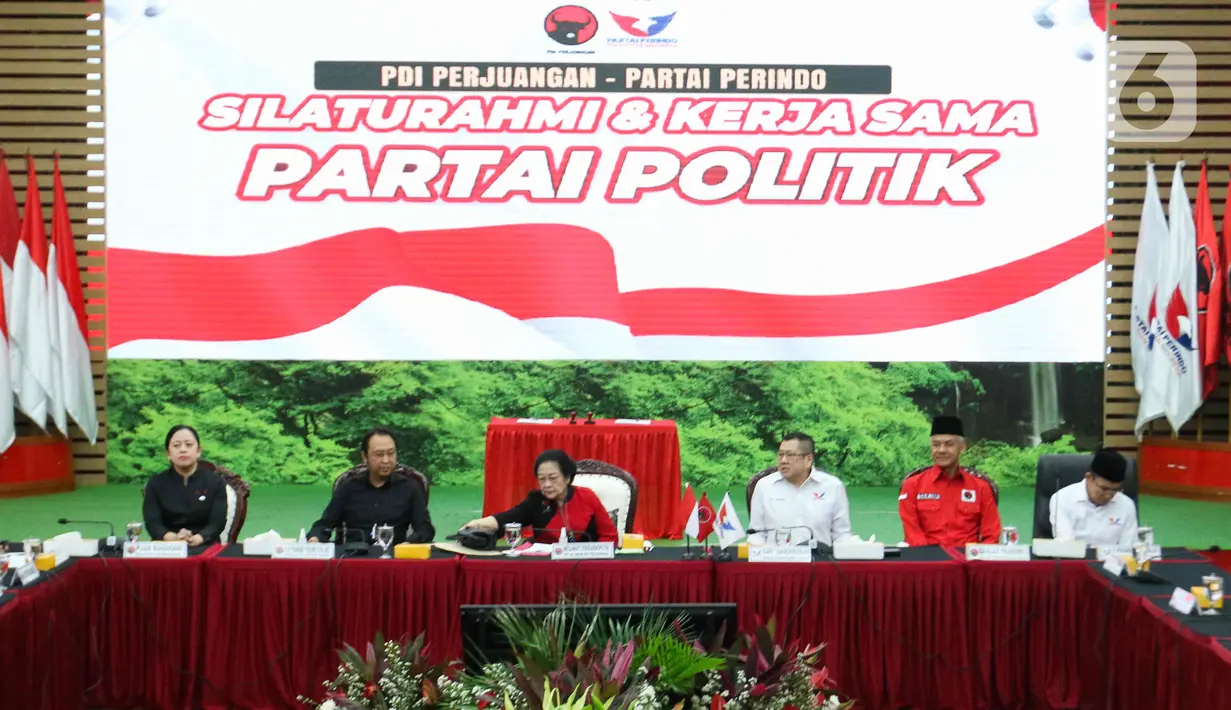 Dukung Ganjar Pranowo di Pilpres 2024, Perindo dan PDIP Resmi Jalin Kerja Sama Politik - Foto ...