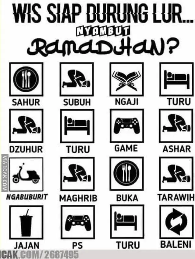 10 Meme Lucu Sambut Ramadhan Ini Bikin Senyum Sendiri, Legend Banget ...