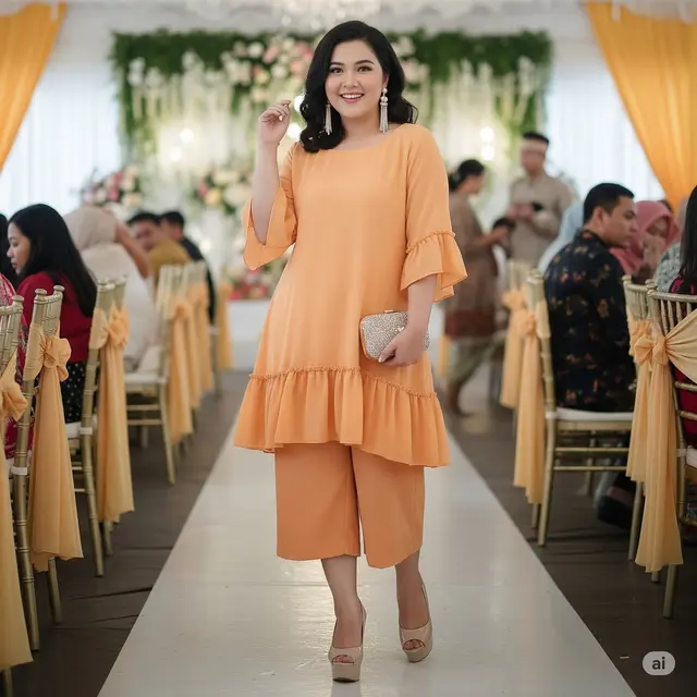 Tips Pilih Baju Kondangan 2025 untuk Wanita Gemuk agar Terlihat ...