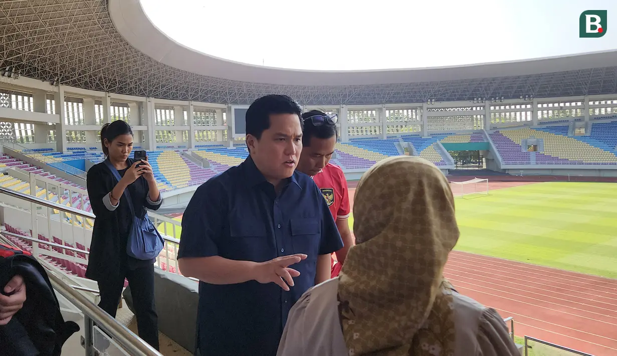 Foto: Erick Thohir Tinjau Stadion Manahan untuk Penyelenggaraan Kualifikasi Piala Asia U-23 ...