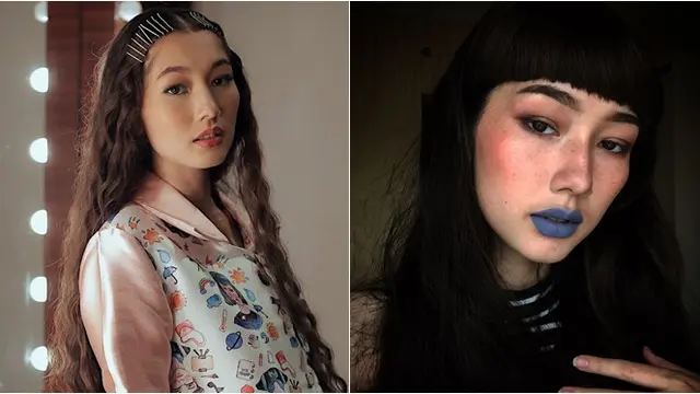 6 Potret Devina Aureel Dengan Makeup Tebal, Bikin Pangling - Surabaya Liputan6.com