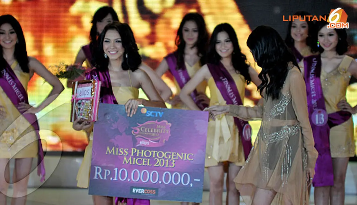 Deretan Gadis Cantik Pemenang Miss Celebrity 2013 - Foto Liputan6.com