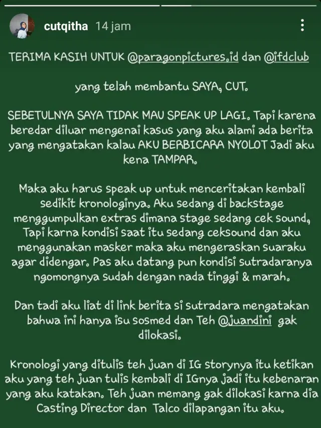 Korban Sutradara Andi Bachtiar Yusuf Buka Suara Usai Dituding Kena Tampar karena Bicara Nyolot ...