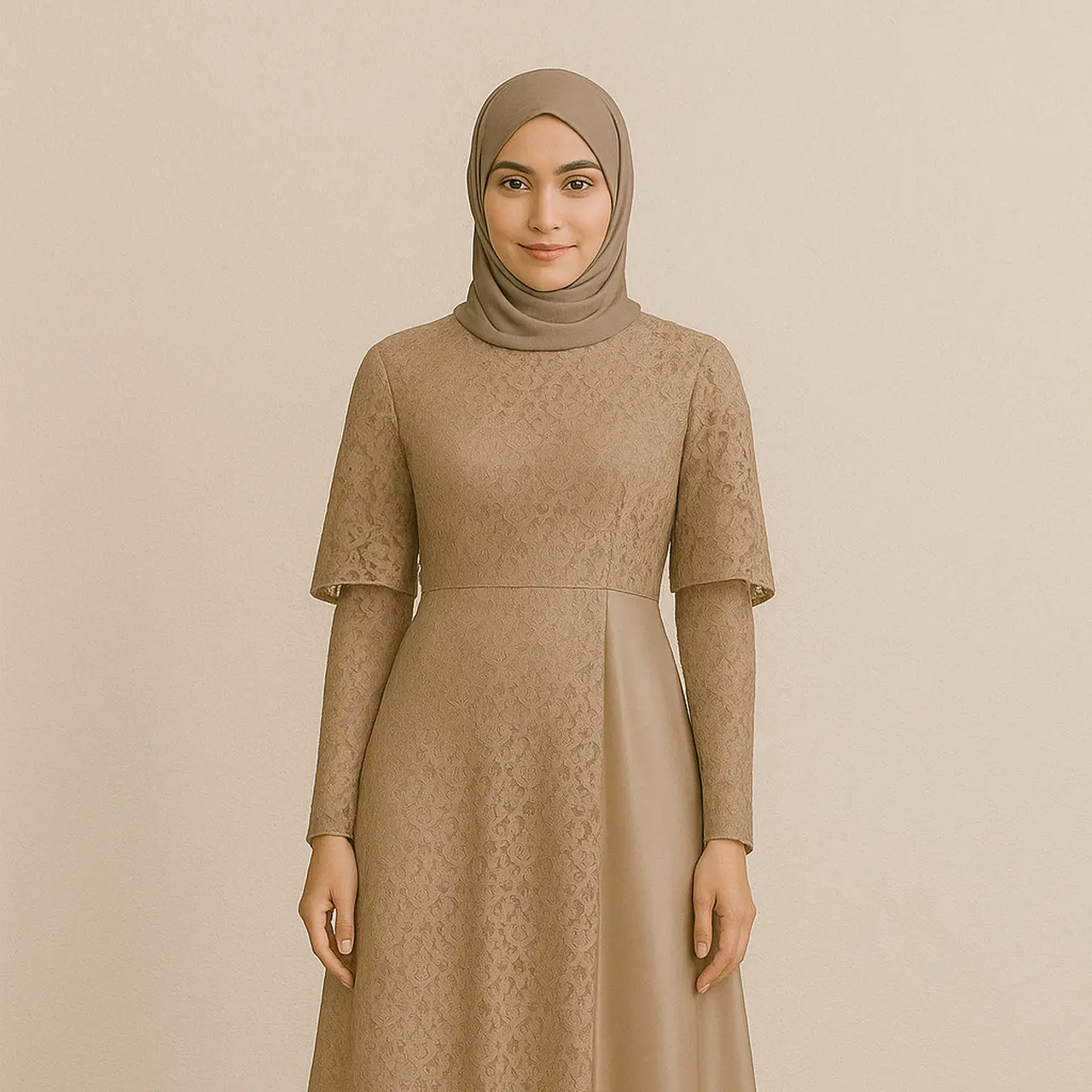 8 Model Gamis Brokat Simple Elegan yang Wajib Anda Miliki di 2025 - Hot ...