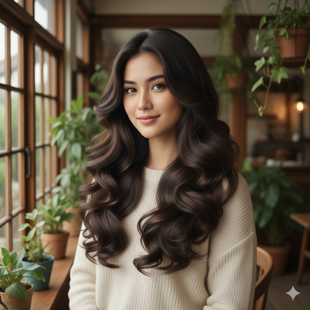 8 Model Rambut Panjang Layer untuk Rambut Bergelombang, Bikin Volume ...