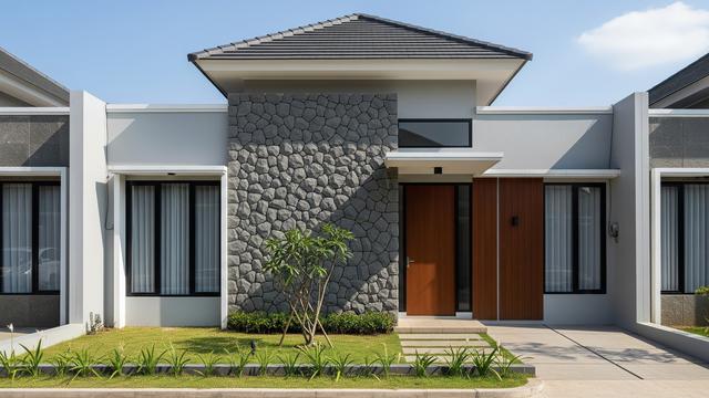 8 Model Batu Alam Depan Rumah Minimalis, Jadi Elegan Meski Tak Besar