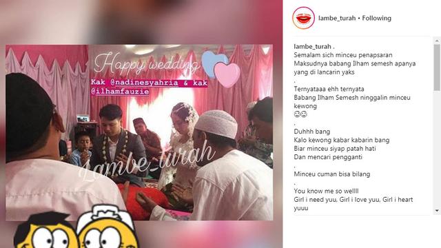 Selamat, Ilham Smash Resmi Menikah - Entertainment Fimela.com