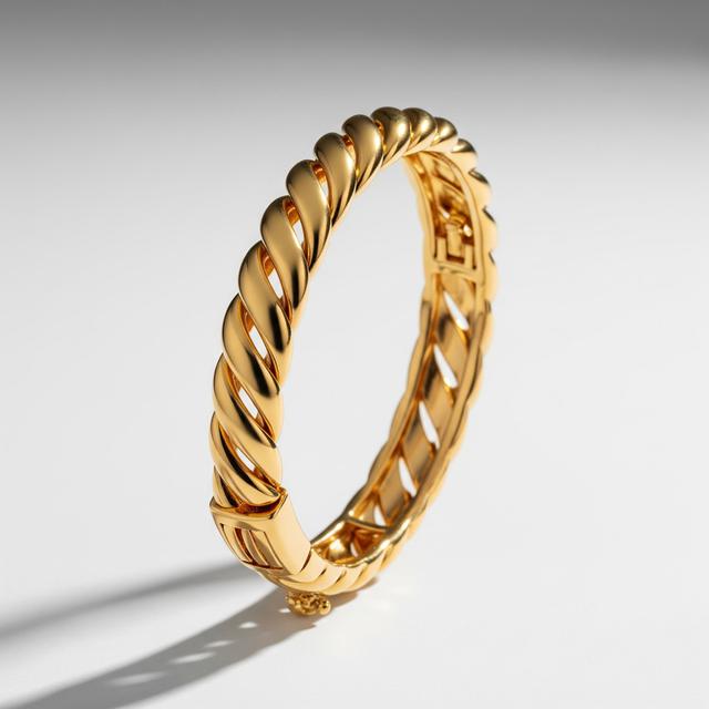 9 Model Gelang Emas 18 Karat Desain Modern, Pilihan Tampil Elegan di 2025