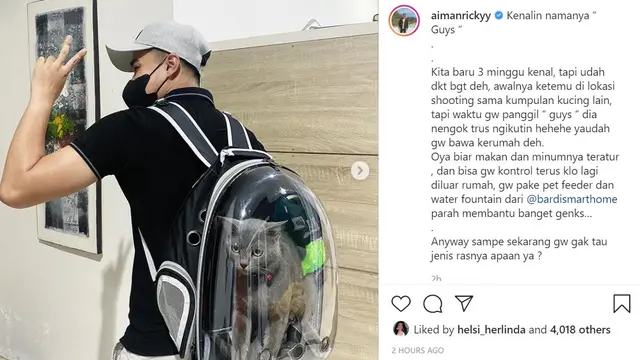 Aiman Ricky Punya Kenalan, Baru 3 Minggu sudah Tinggal di Rumah ...