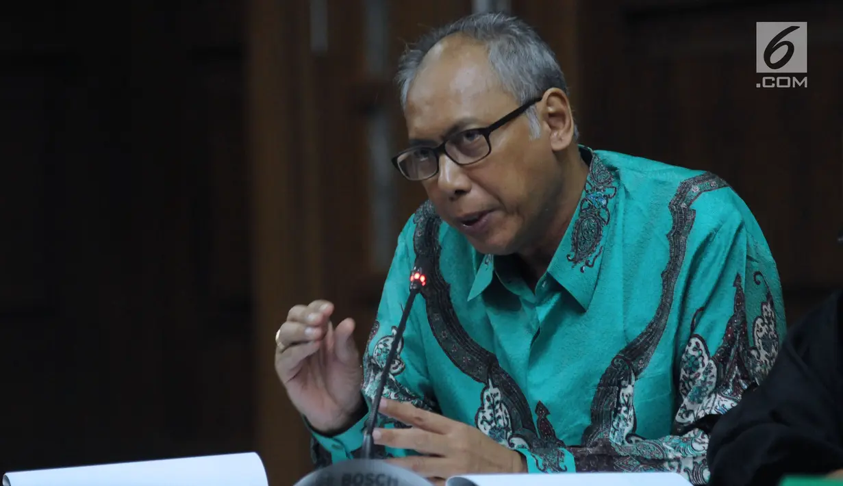 FOTO: Kasus E-KTP, Bimanesh Sutarjo Jalani Sidang Keterangan Ahli ...