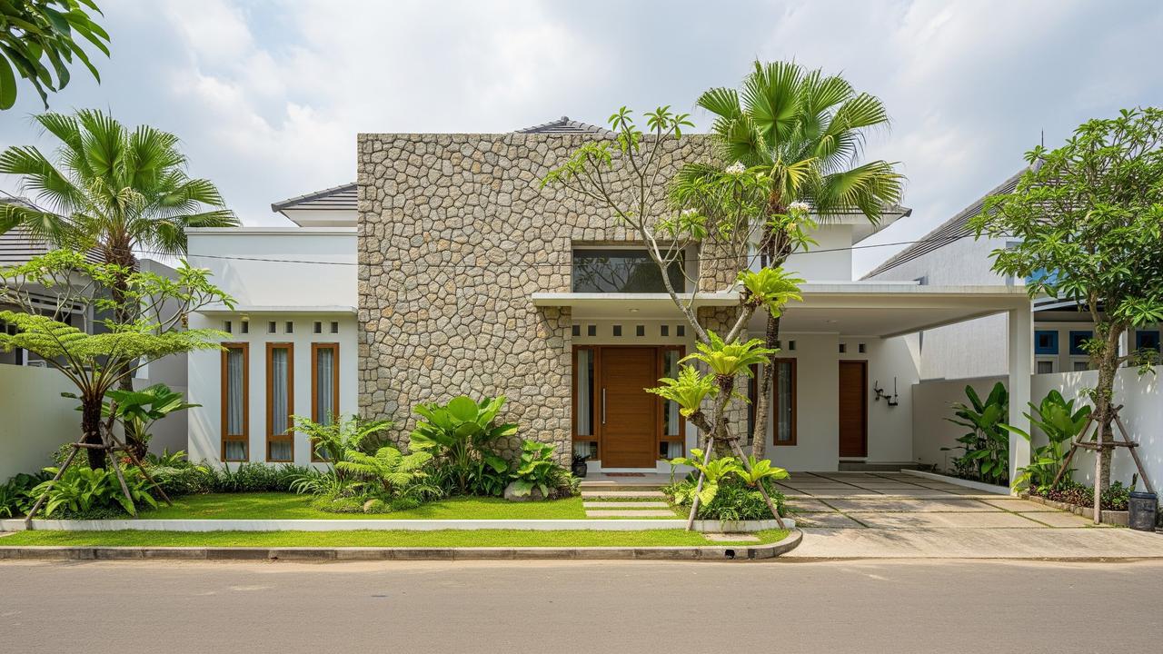 8 Desain Fasad Rumah Sederhana agar Tampak Lebih Besar dari Aslinya ...