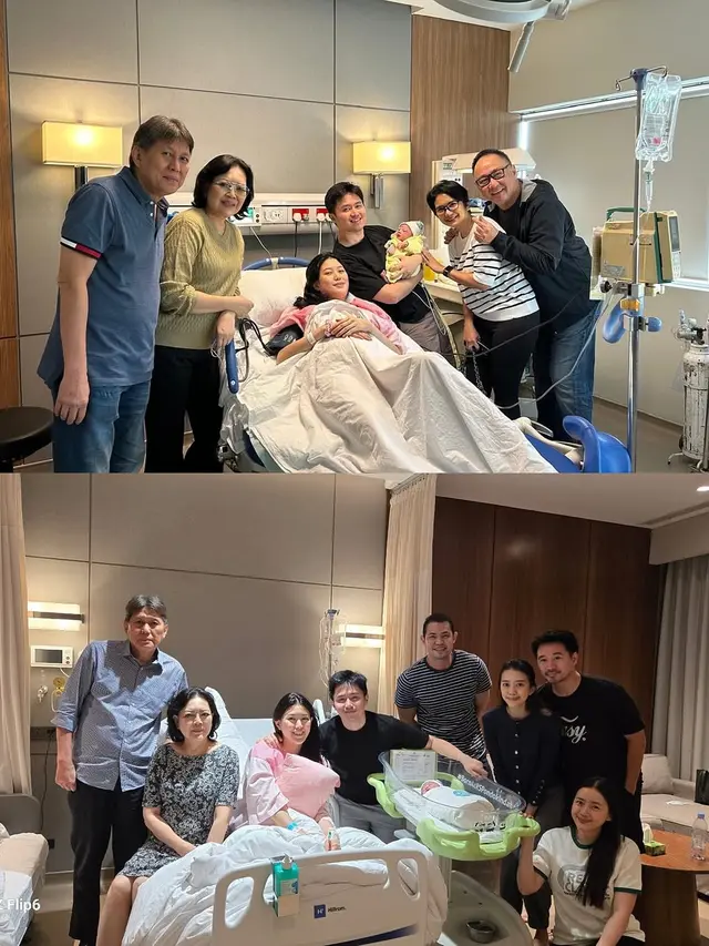 6 Potret Gio MasterChef Dampingi Istri Melahirkan, Clairine Clay Datang ...