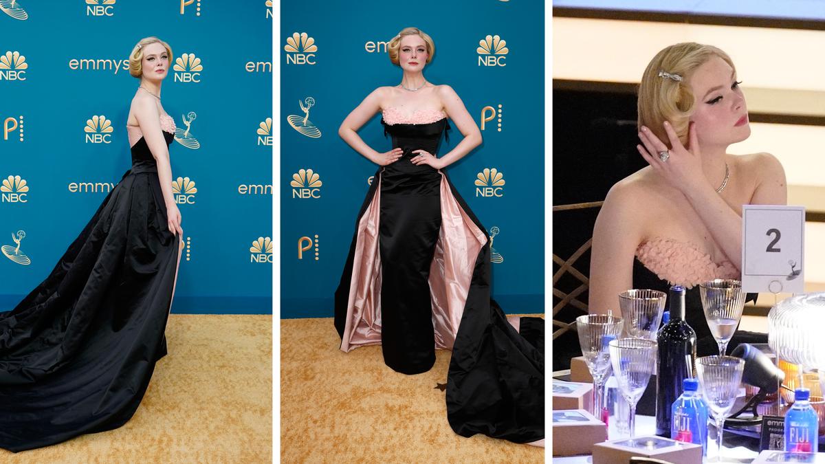 Pesona Elle Fanning di Emmy Awards 2022, Tampil Anggun dan Menawan ...