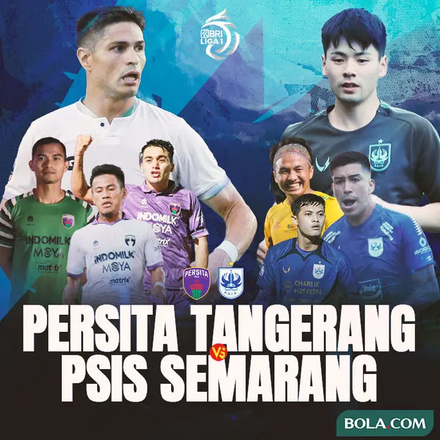 Duel Antarlini Persita Vs PSIS di BRI Liga 1: Pendekar Cisadane Kembali Andalkan Trio Argentina ...