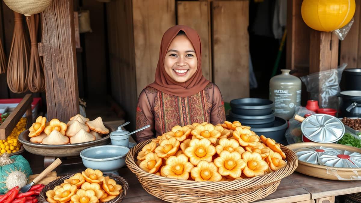 Resep Kembang Goyang 1 Kg Manis Gurih, Lengkap dengan Tips Supaya Tetap ...