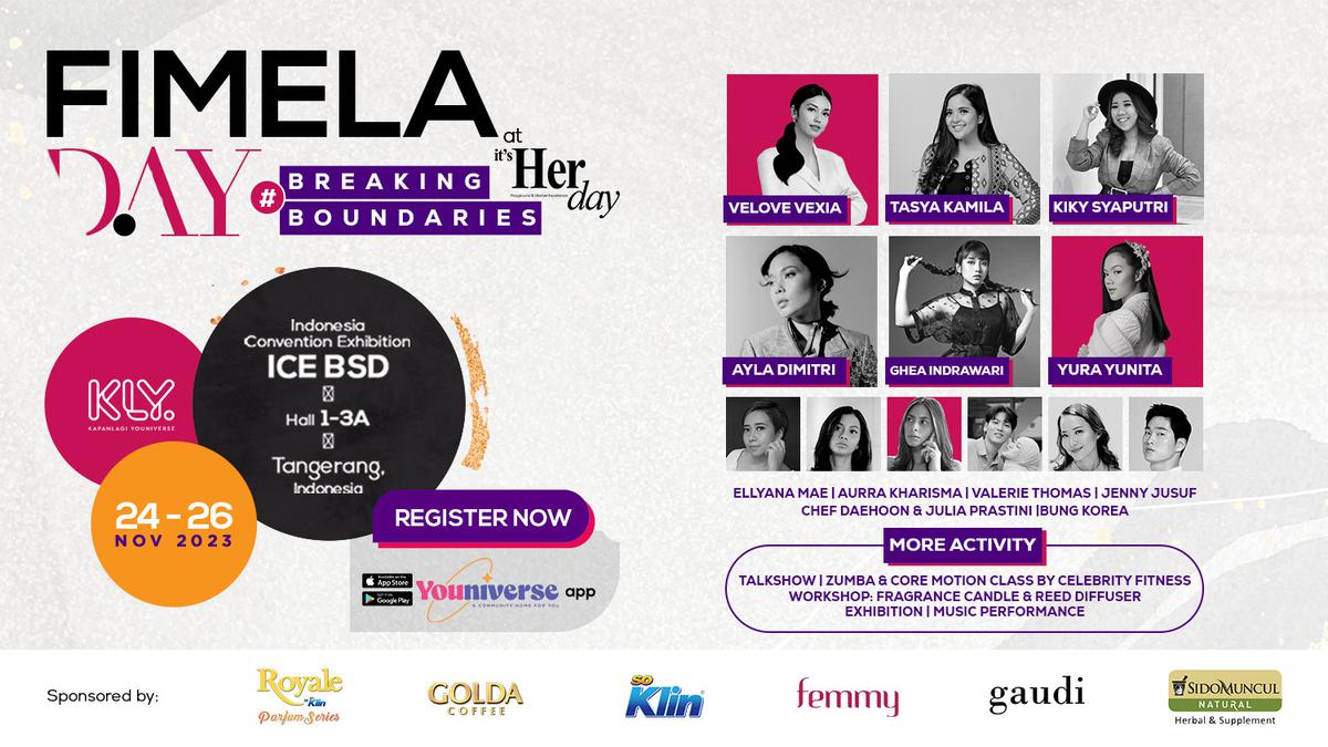 Cara Daftar Keseruan Fimela Day 2023: Mulai dari Talkshow, Workshop ...